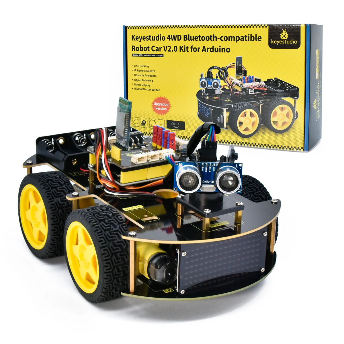 4WD Bluetooth Robot Car Kit | arduino robot kit for adults – goodsshopi