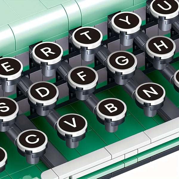Retro Typewriter Building Blocks|retro typewriter - goodsshopi