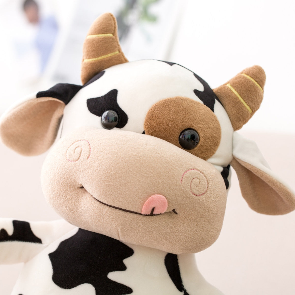 giant cow plush toy|cow plush toy|hairy cow stuffed animal - goodsshopi