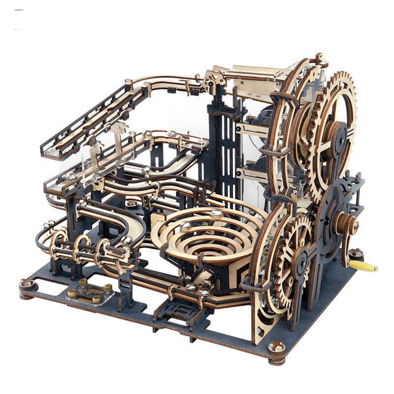 DIY Wooden Marble Run Building Block Kits - Goods Shopi